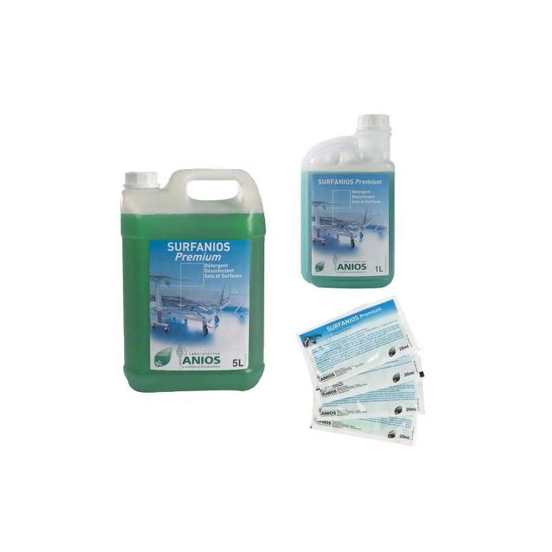 Surfanios Premium - Nettoyant et désinfectant surfaces et sols - 7,99