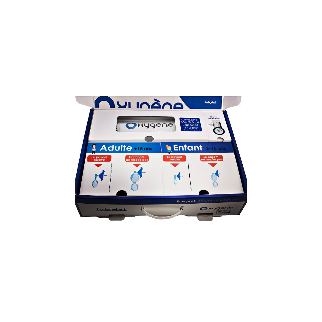 Mallette d'oxygénothérapie de 1ère urgence Labodal