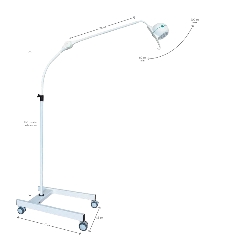 Lampe d'intervention mobile LED Bellon LID