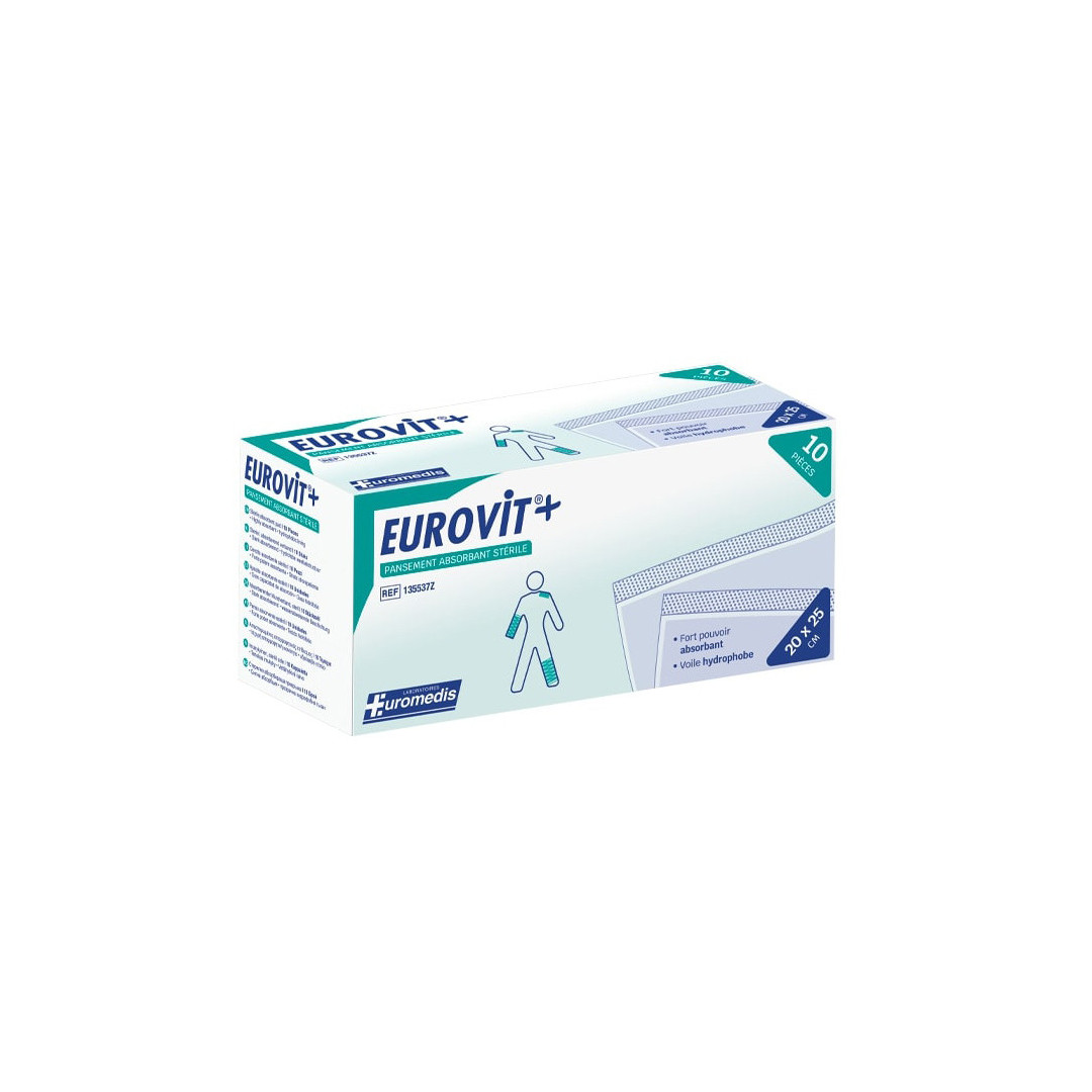 Pansement absorbant stérile EUROVIT