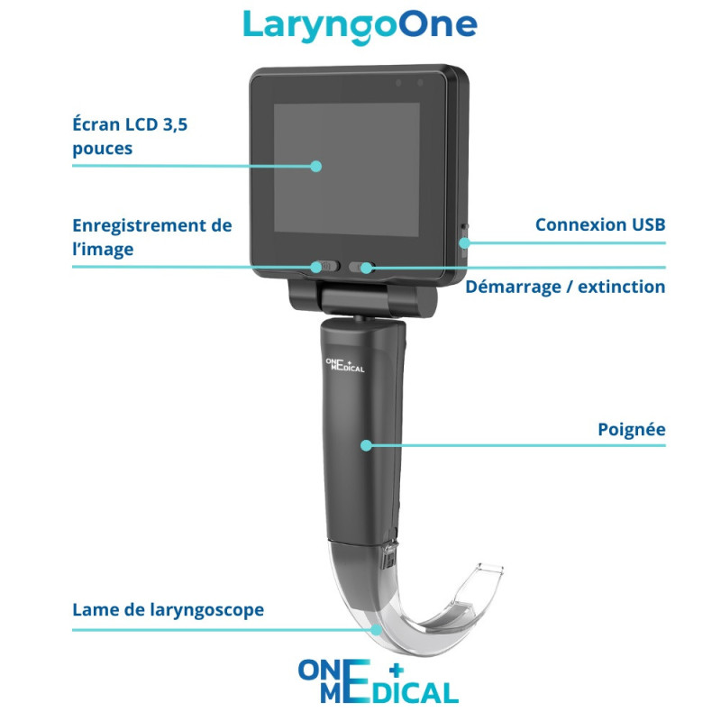 Laryngoscope vidéo LARYNGO ONE