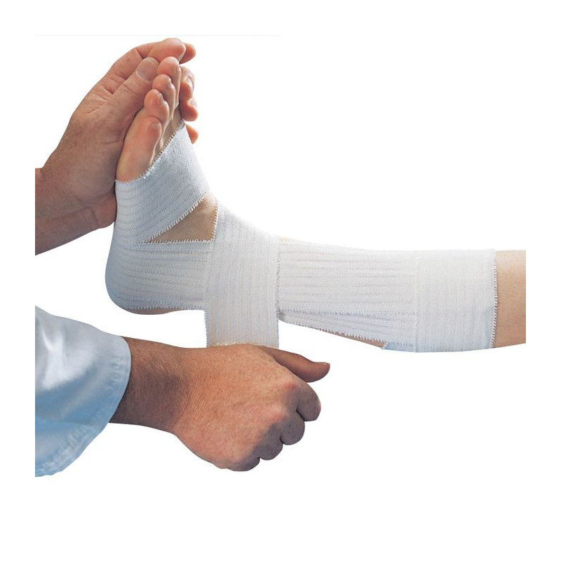 Bande Strapping de compression élastique adhésive Velpeau